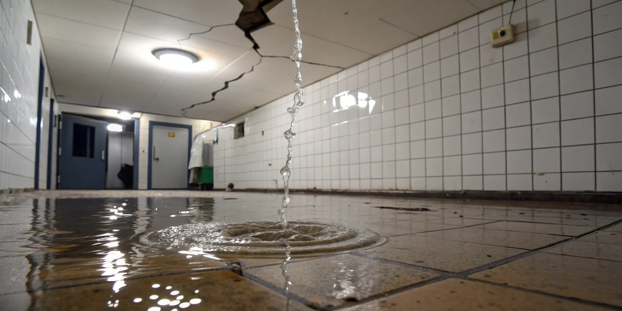 Flooded Bathroom Leaking Through Ceiling? Do This Now – Drywizard ...